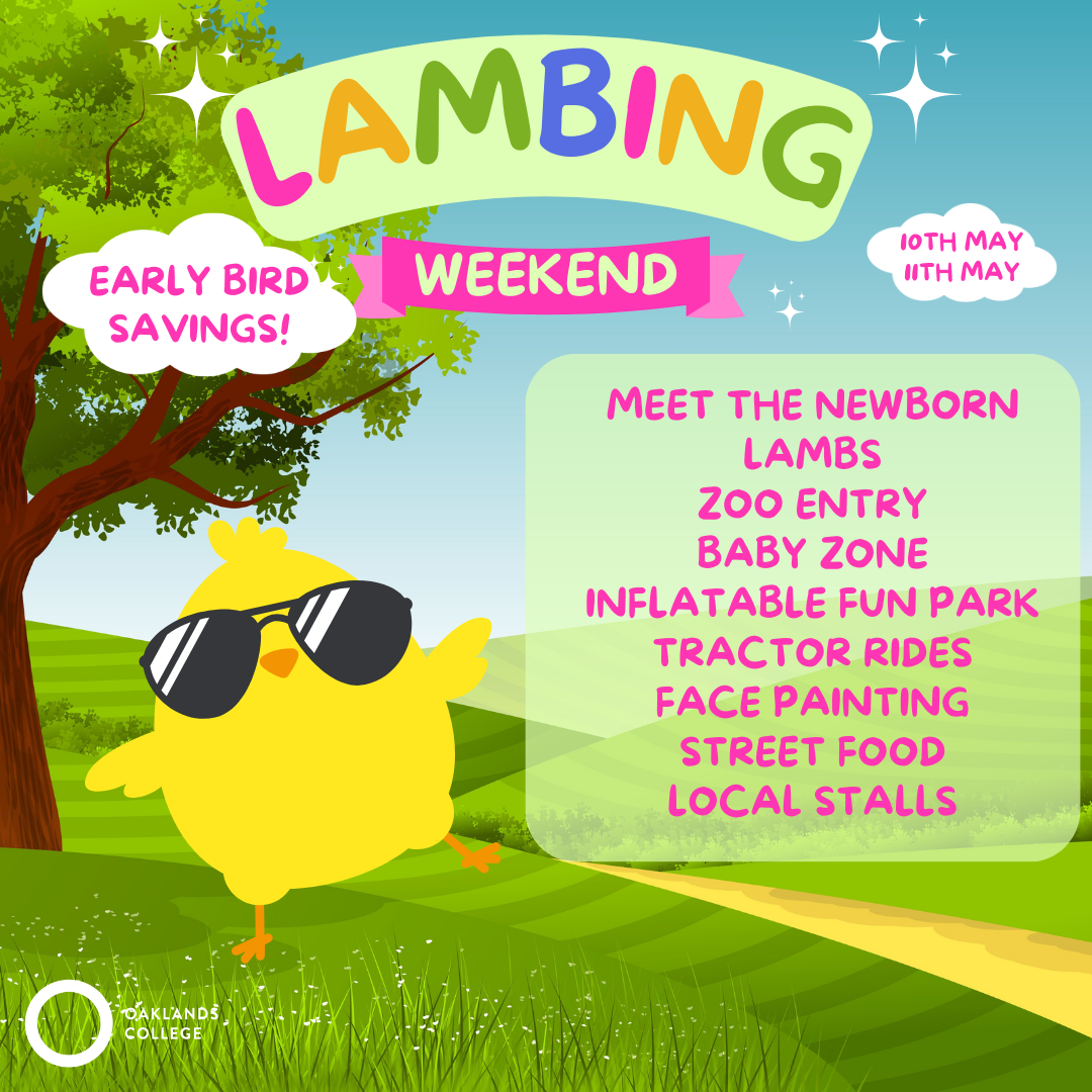 Oaklands College | Lambing Weekend May 2025